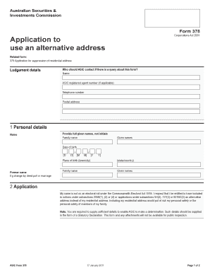 Fillable Online Form 378 Fax Email Print - pdfFiller