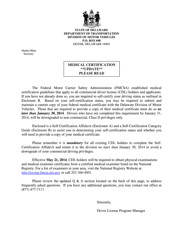 Fillable Online Established medical bcertificationb guidelines that apply to all commercia Fax ...