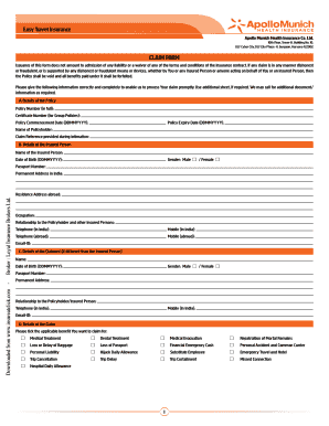 Fillable Online Download apollo-munich Easy-Travel-Individual claim ...