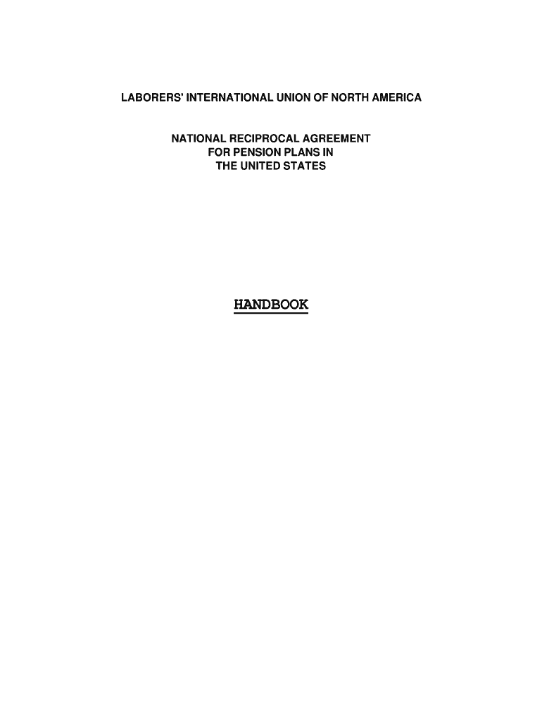 Fillable Online National Reciprocal Agreement Fax Email Print - pdfFiller