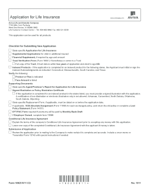 Fillable Online Aviva Life and Annuity Company - for IUL - INS ...