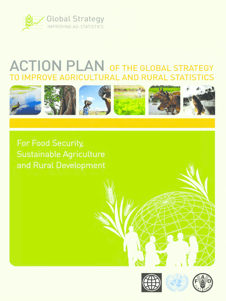Fillable Online fao Action plan of the global strategy to improve ...