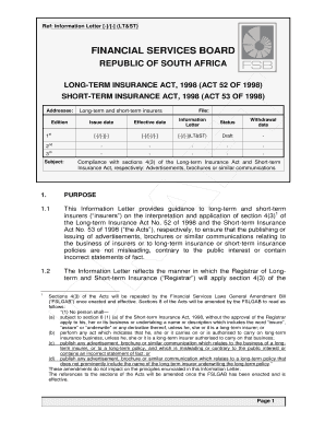 Fillable Online Ref Information Letter -- (LT&ST) Fax Email Print ...