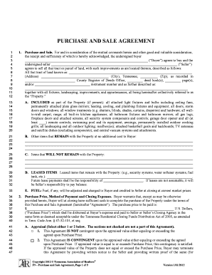 Fillable Online PURCHASE AND SALE AGREEMENT 1 2 3 4 5 6 7 8 9 10 11 12 1 Fax Email Print - pdfFiller