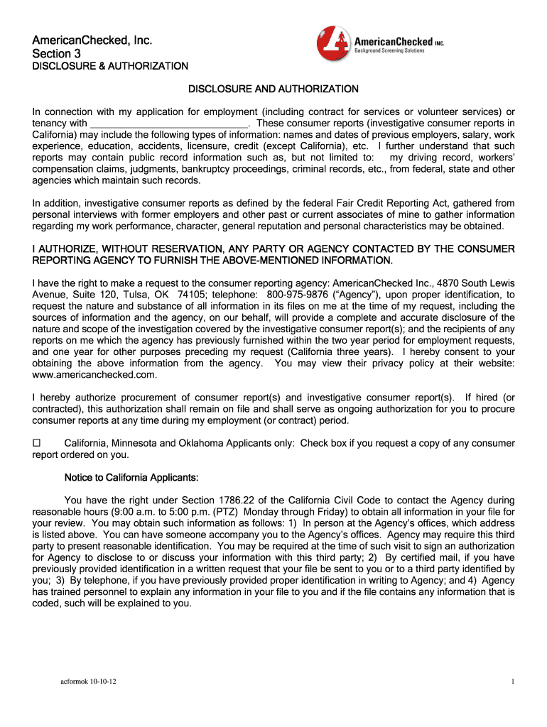 Fillable Online S 3 Disclosure and Authorization NEWdocx Fax Email ...