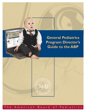 Fillable Online abp General Pediatrics - abp Fax Email Print - pdfFiller