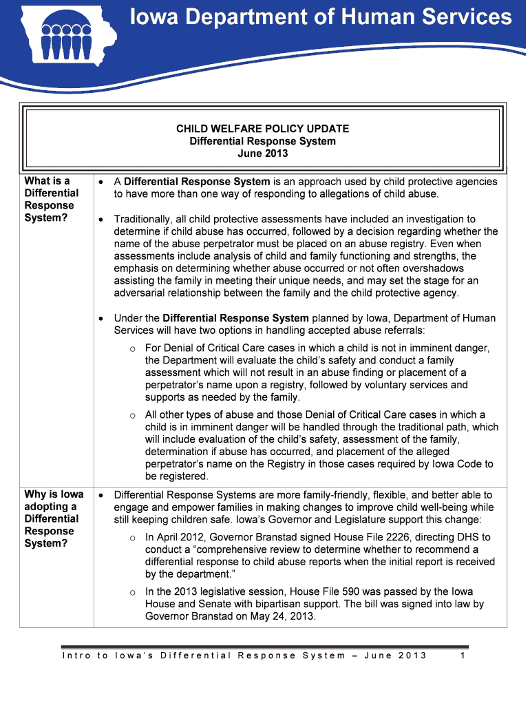 Fillable Online dhs iowa 1cDRonepagerJune2013Final Arrears Management ...