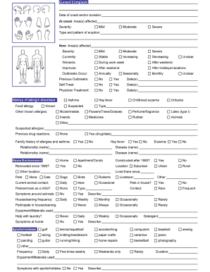 Fillable Online Patch Testing Patient Intake Form - Department of ...