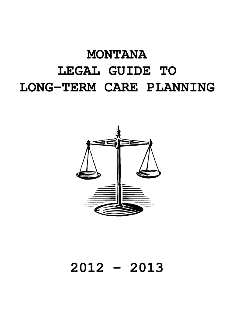 Fillable Online dphhs mt Montana Legal Guide to Long-Term Care Planning - DPHHS Home - dphhs mt ...