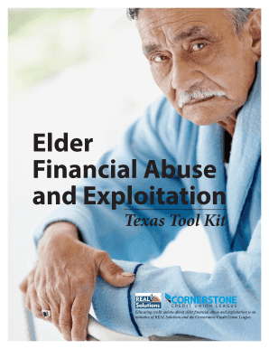 Fillable Online Elder Financial Abuse and Exploitation Texas Tool Kit ...