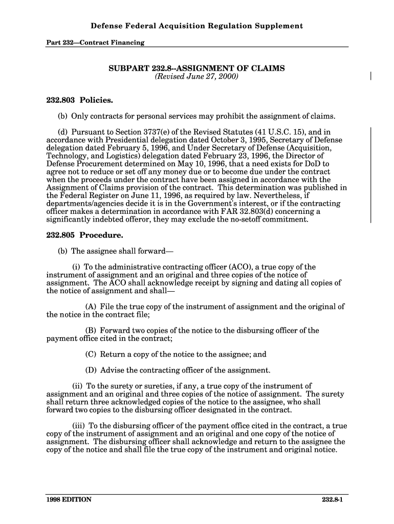 Fillable Online 8--ASSIGNMENT OF CLAIMS Fax Email Print - pdfFiller