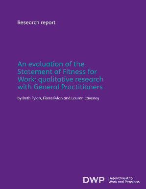 Fillable Online Statement of Fitness for Fax Email Print - pdfFiller