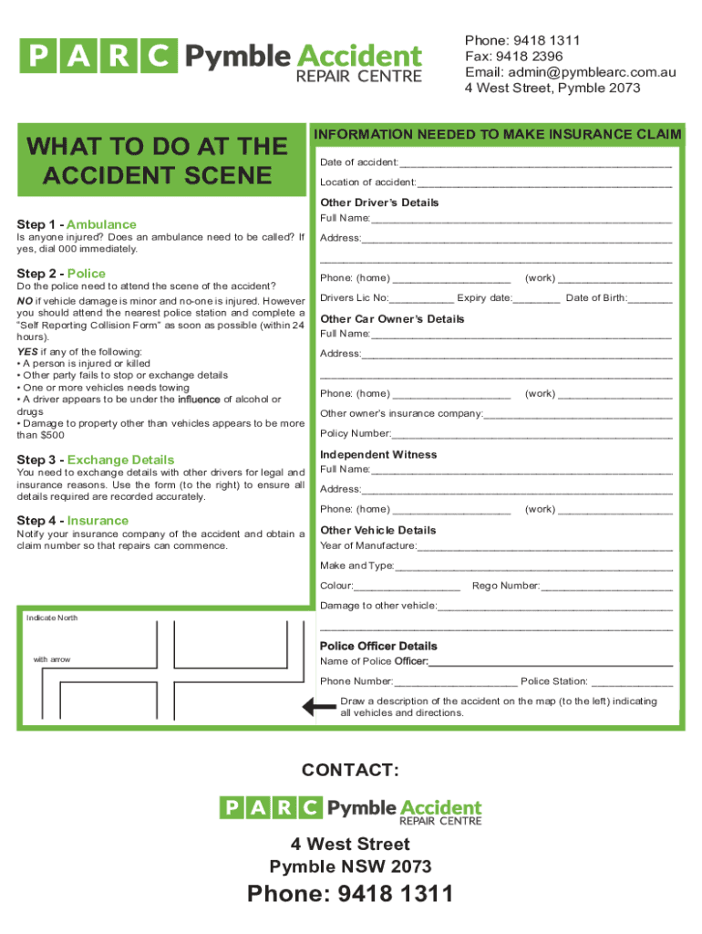 Fillable Online Accident-Information-Form Fax Email Print - pdfFiller