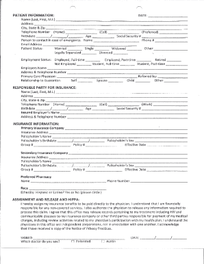 Fillable Online Patient Status: Fax Email Print - pdfFiller