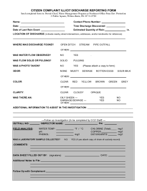 Fillable Online IDDE Complaint Form Fax Email Print - pdfFiller