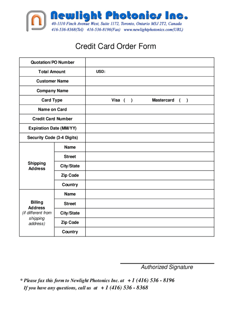 Fillable Online Quotation/PO Number Fax Email Print - pdfFiller