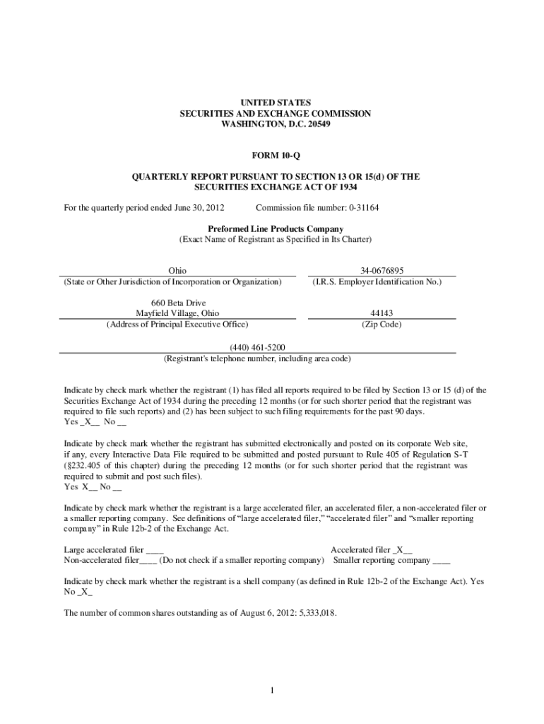 Fillable Online Q2 2012 Form 10Q.pdf Fax Email Print - pdfFiller