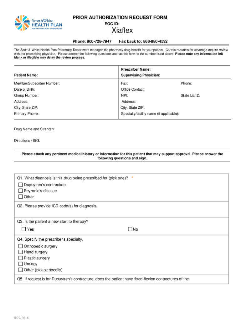 Fillable Online Fillable Online swhp PRIOR AUTHORIZATION REQUEST ...