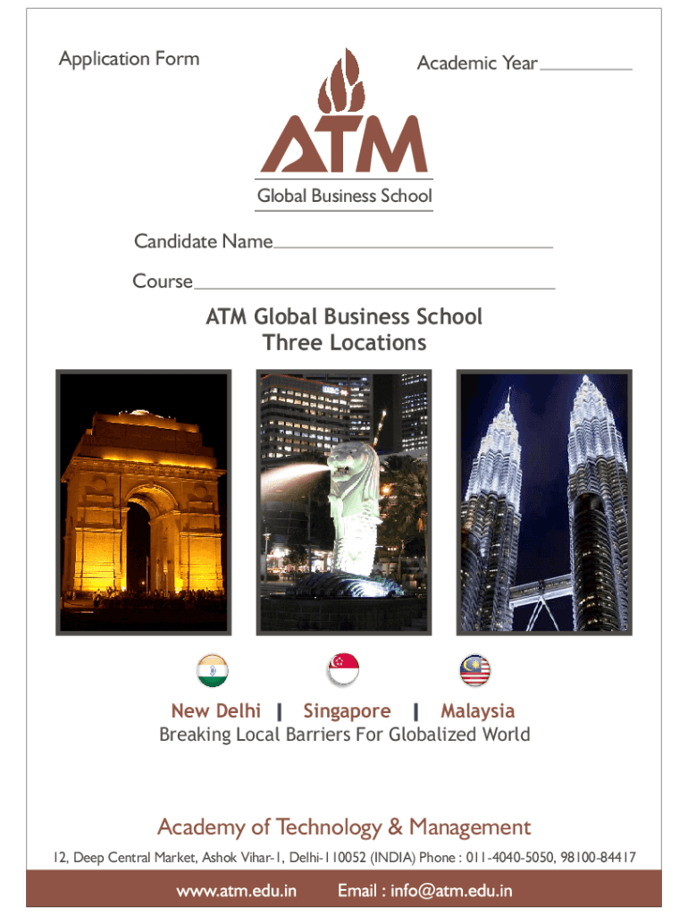 Fillable Online final atm application form Fax Email Print - pdfFiller