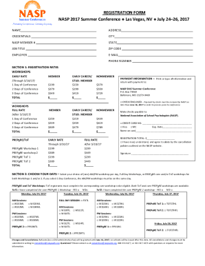 Fillable Online NASP MEMBER # Fax Email Print - pdfFiller