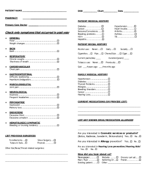 Fillable Online DOB Chart Date Fax Email Print - pdfFiller