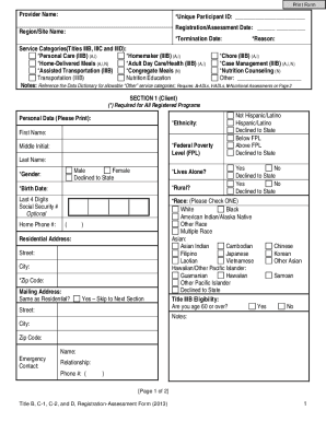Fillable Online Intake Form 2014 w-o FPL.docx Fax Email Print - pdfFiller