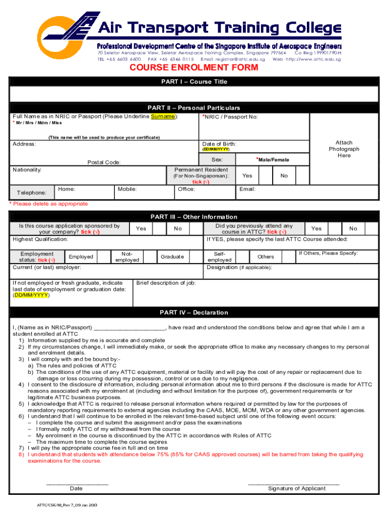 70 Seletar Aerospace View - Fill Online, Printable, Fillable, Blank ...