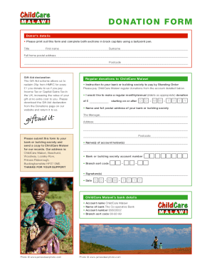Fillable Online Daycare Application Form TemplateChildcare Registration ...