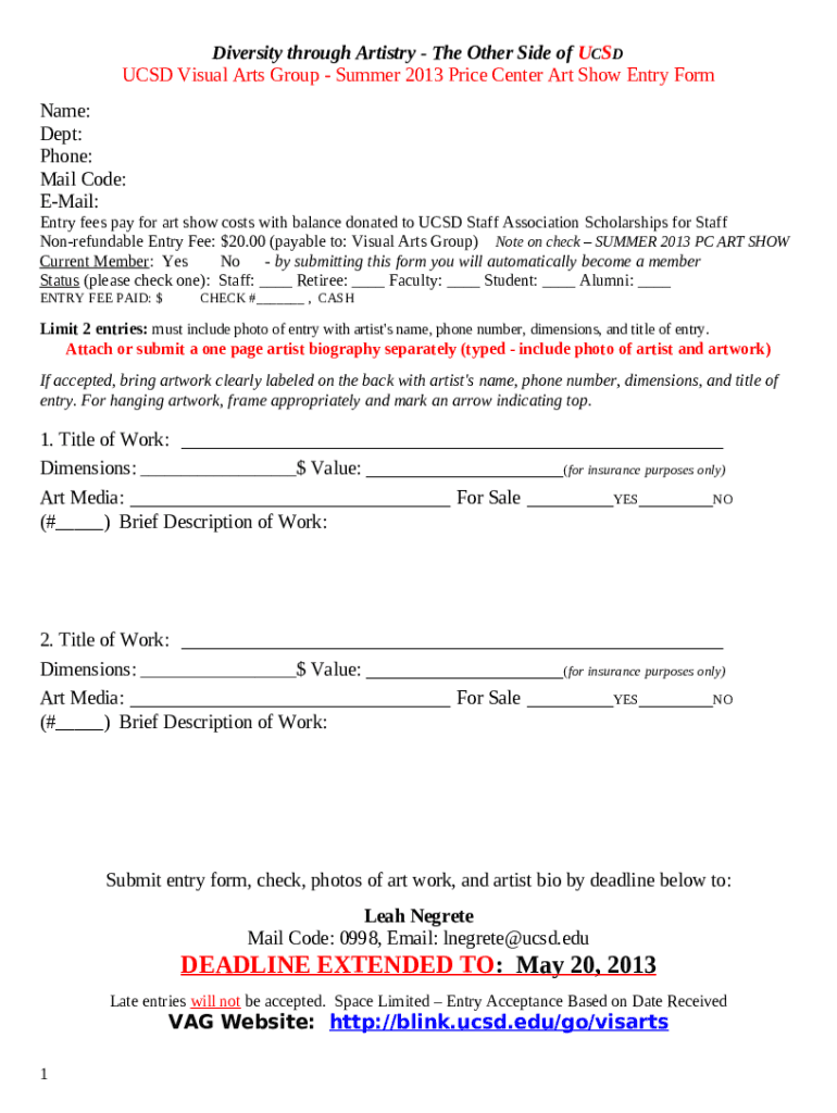 Diversity through Artistry - The Other Side of UcSd - blink ucsd Doc ...