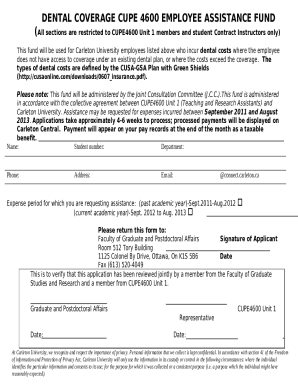 EMPLOYEE ASSISTANCE FUND Doc Template | pdfFiller