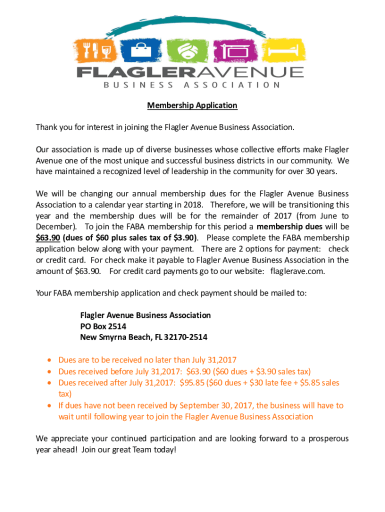 Fillable Online MEMBERSHIP Flagler Home uilders Association APPLICATION ...