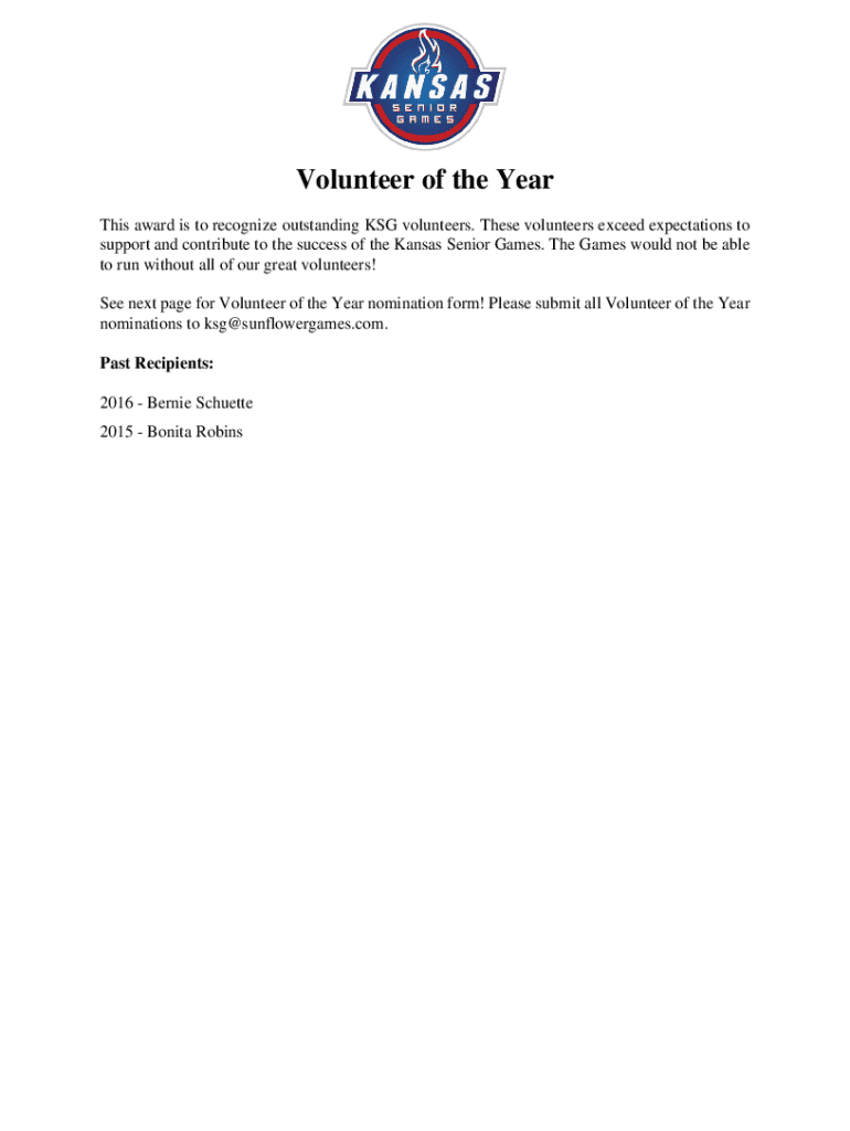 Fillable Online Volunteer Recognition Awards Ideas and Service Award ...