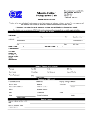 Fillable Online AOPC- application form 2015.docx Fax Email Print ...