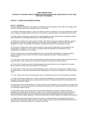 Fillable Online MOTOR VEHICLE ADMINISTRATION, REGISTRATION, CERTIFICATE ...