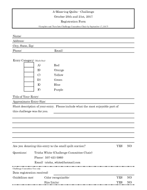 Fillable Online Challenge Forms.xlsx Fax Email Print - pdfFiller