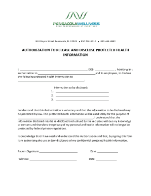 Fillable Online Records Release Authorization Form.docx Fax Email Print ...