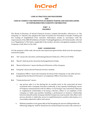 Fillable Online CODE OF PRACTICES AND PROCEDURES Fax Email Print ...