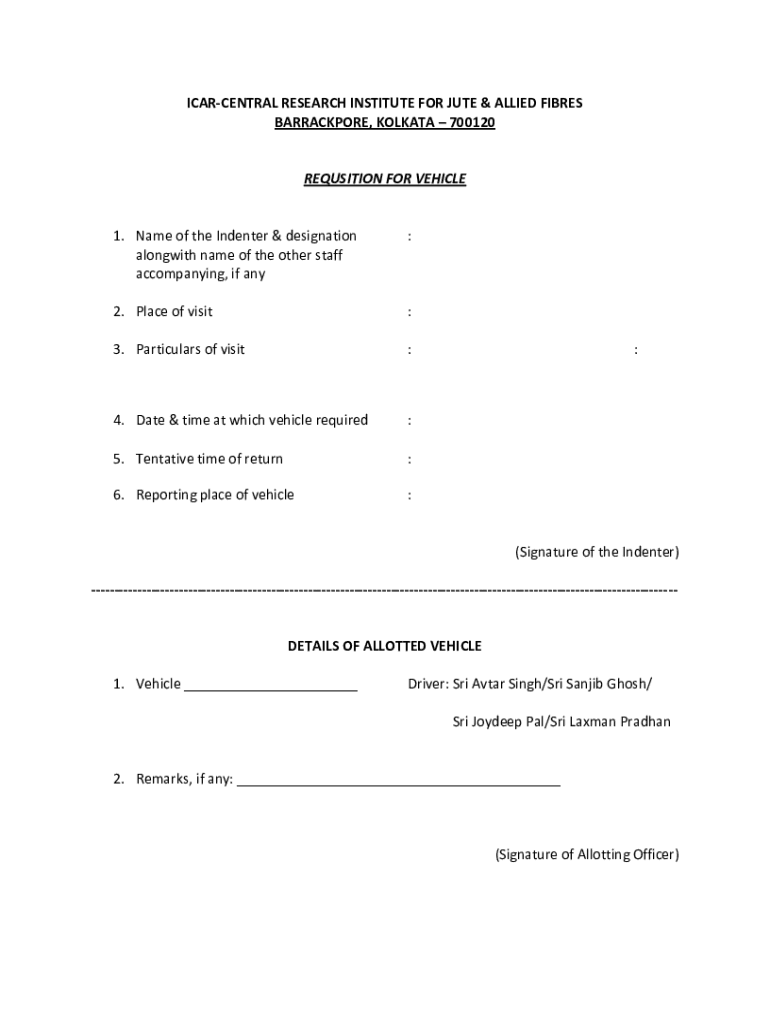 Fillable Online crijaf org ICAR-CENTRAL RESEARCH INSTITUTE FOR JUTE ...