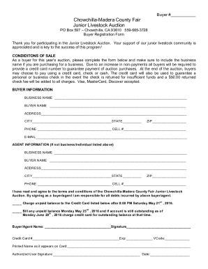 Fillable Online Buyer Registration Form 16.docx Fax Email Print - pdfFiller