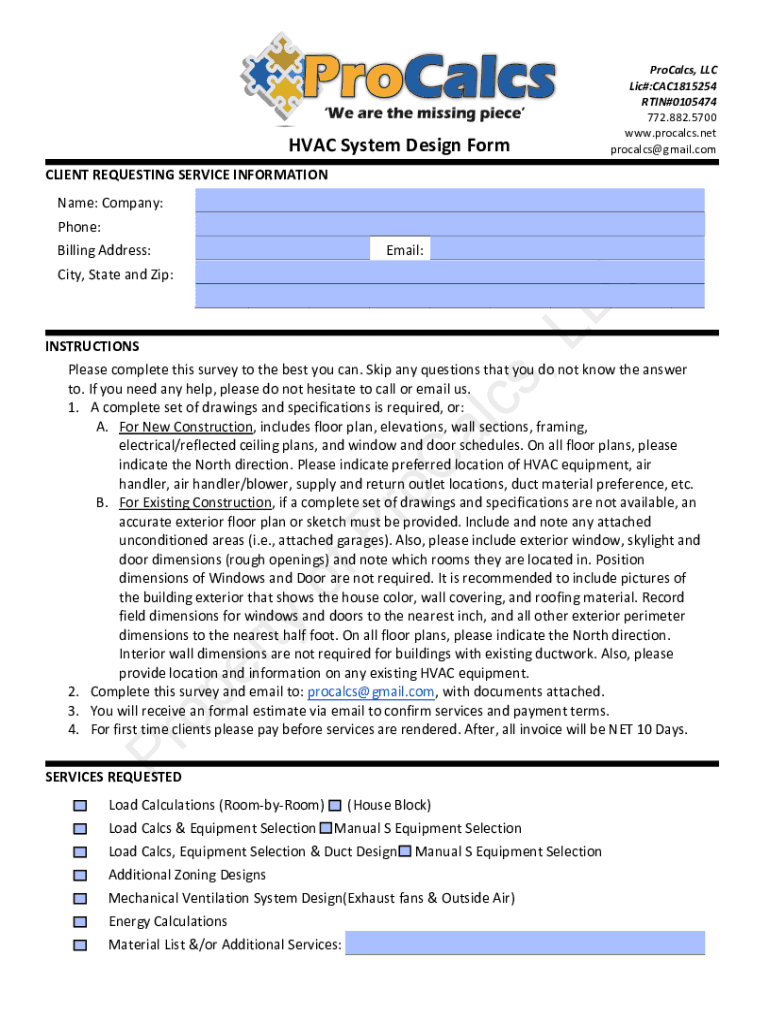 Procalcs Llc - Fill Online, Printable, Fillable, Blank | pdfFiller