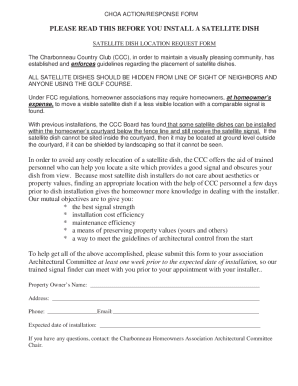 Fillable Online CHOA ACTION/RESPONSE FORM Fax Email Print - pdfFiller