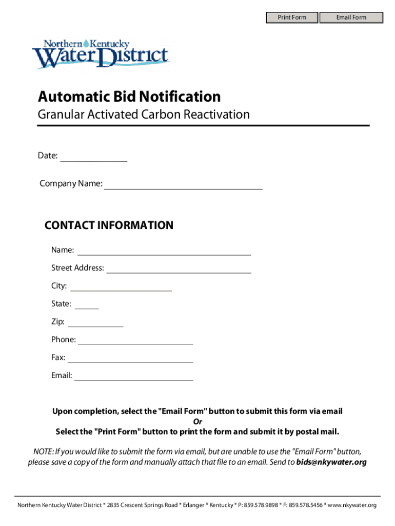 Fillable Online Granular Activated Carbon Reactivation Fax Email Print - pdfFiller