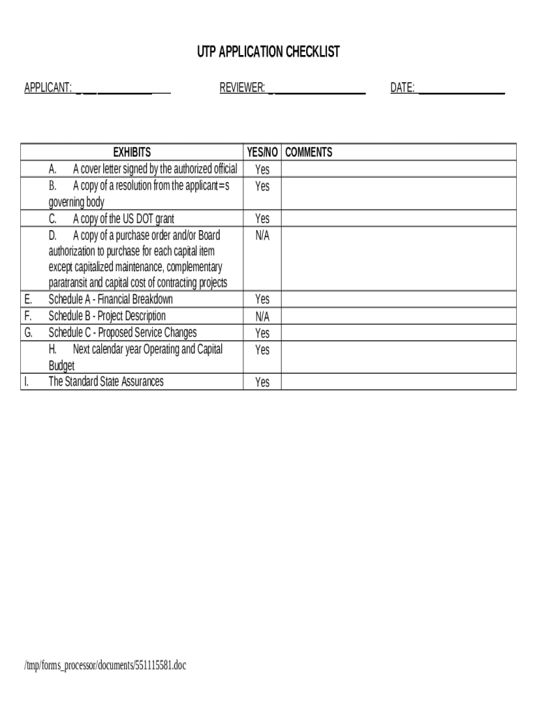 utp online application Doc Template | pdfFiller