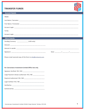 Fillable Online CNS TRANSFER FORM Fax Email Print - pdfFiller