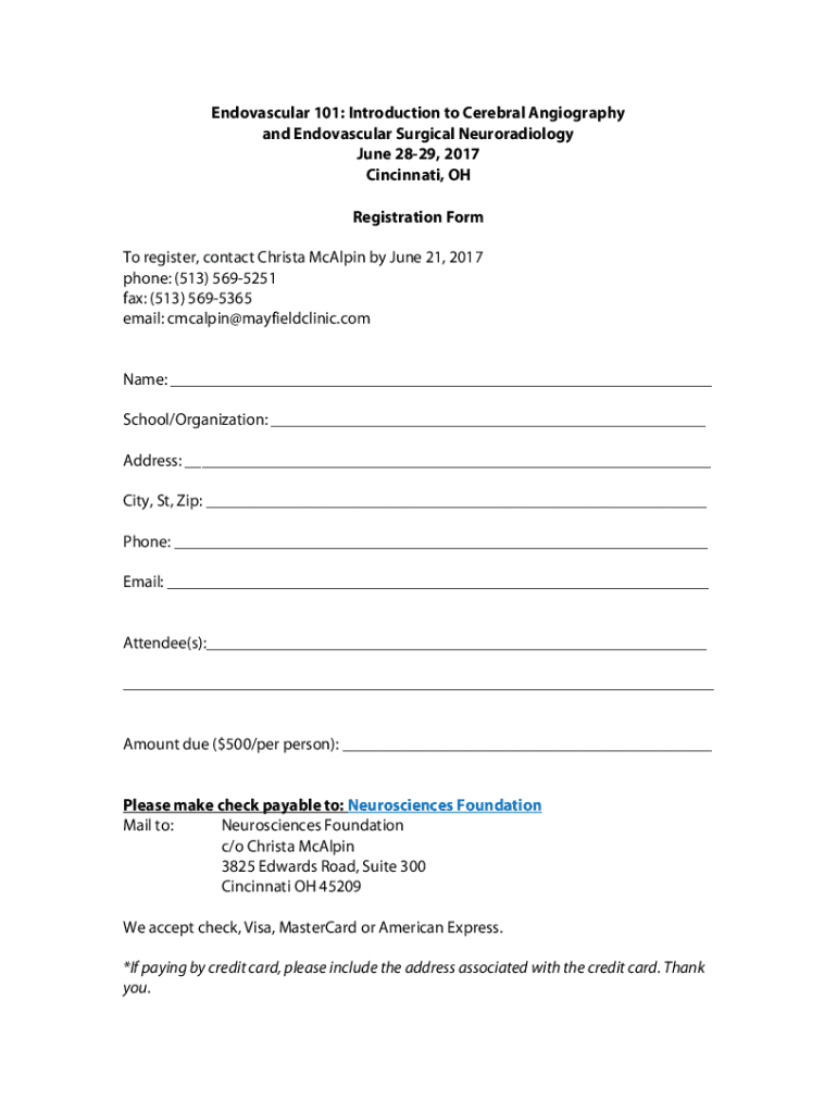 Fillable Online Introduction to Cerebral Angiography and ...