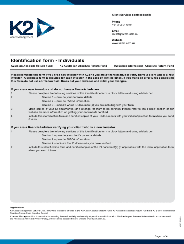 Fillable Online Identification form - Australian & Foreign companies ...