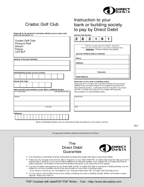 Fillable Online DDI MANDATE NEW Fax Email Print - pdfFiller