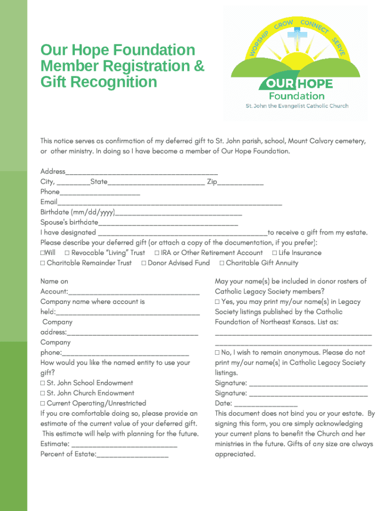 Fillable Online our-hope-form Fax Email Print - pdfFiller