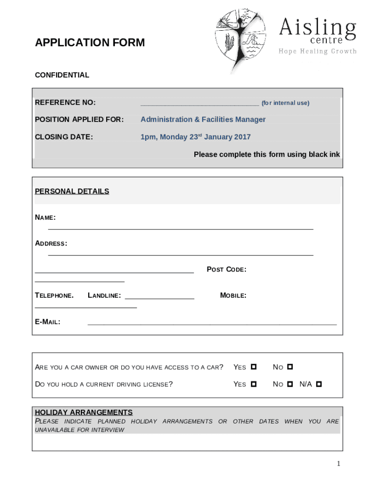 REFERENCE NO: (for internal use) Doc Template | pdfFiller