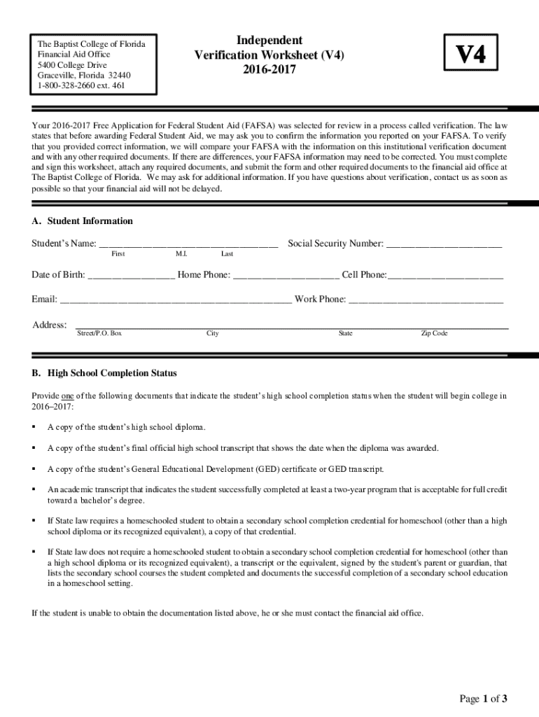 Fillable Online beta baptistcollege A copy of the students General ...